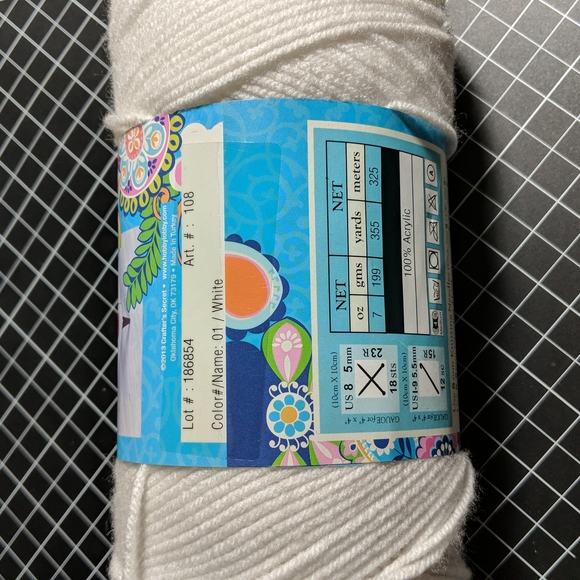 Crafter's Secret | Office | Crafters Secret White Yarn 1 | Poshmark